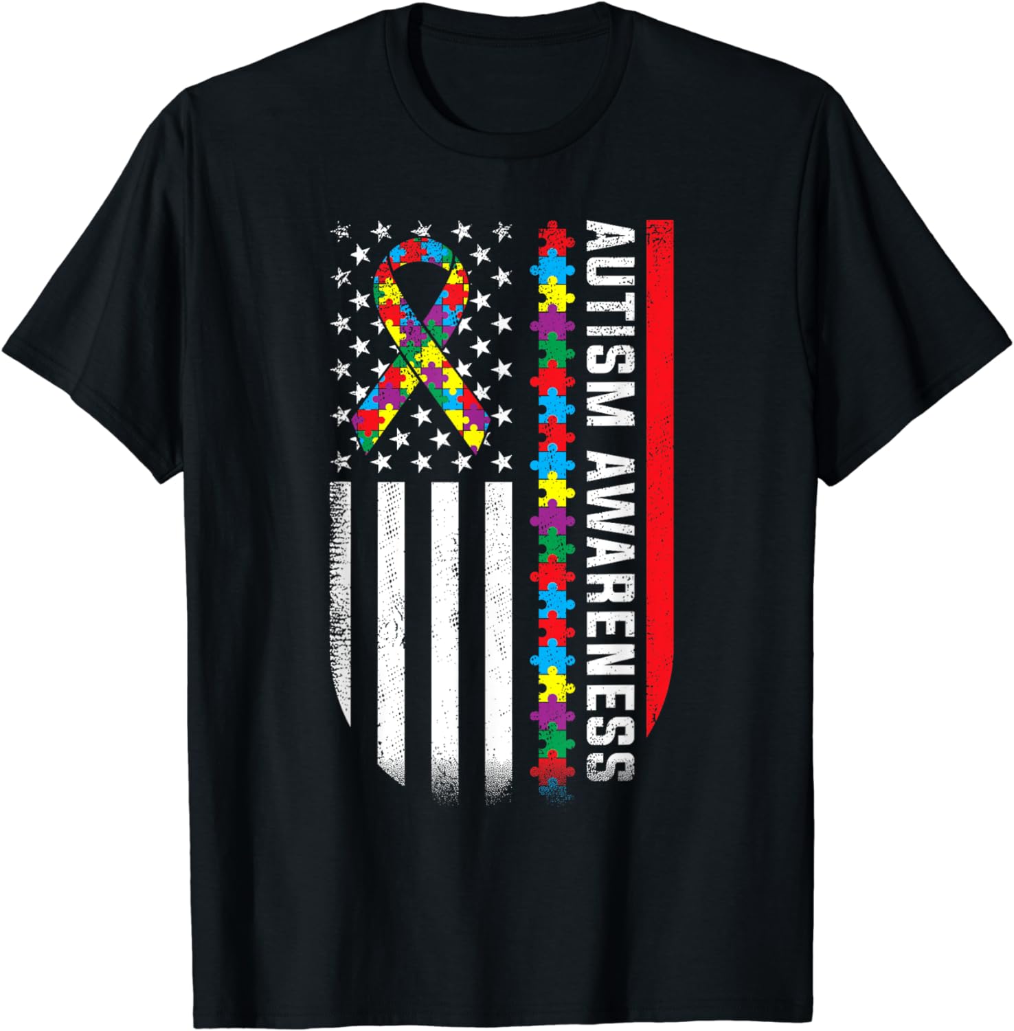 Autism Awareness graphic Men Women Autistic Support T-Shirt - Walmart.com