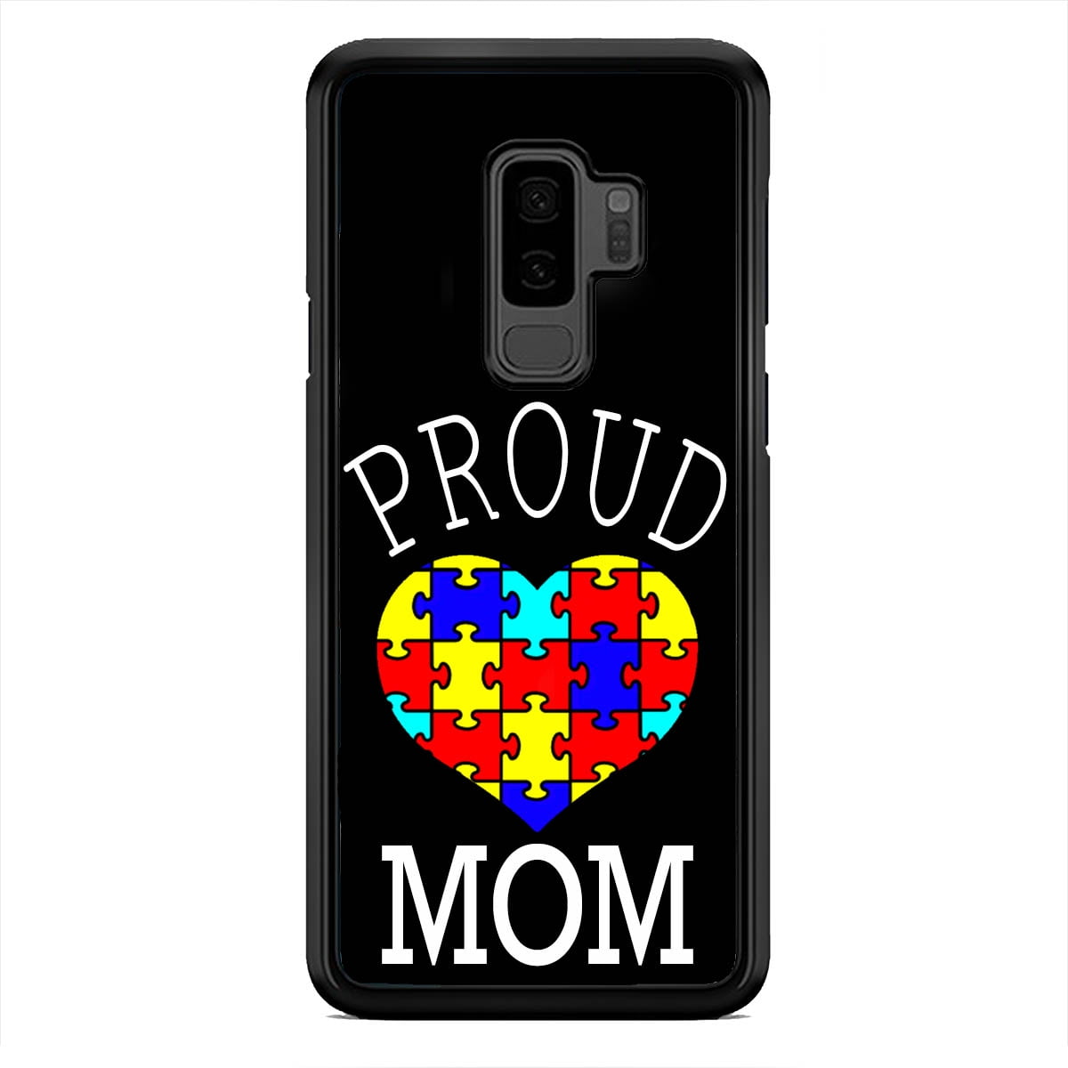 Autism Case Support Puzzle Proud Mom Slim Custom Phone Cover For ...