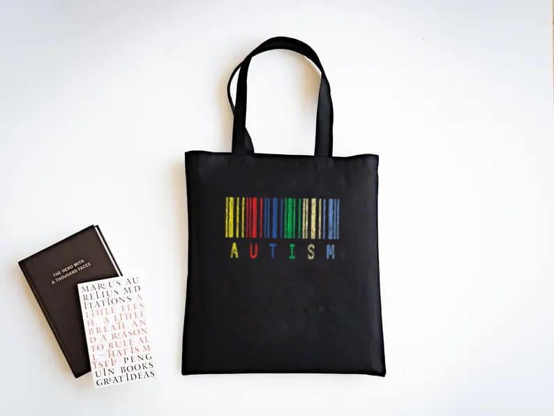 Autism Colorful Barcode Support Autistic Awareness Puzzle Piece Accept ...
