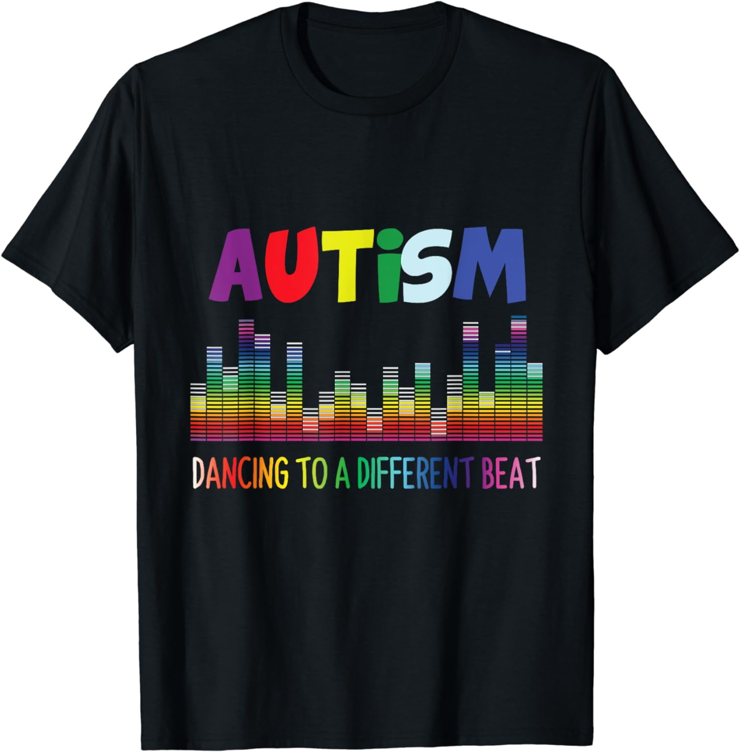 Autism Dancing Different Beat Music Awareness Autistic ASD T-Shirt ...