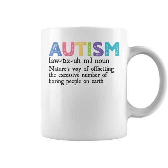 Autism Definition Autism Awareness Acceptance Coffee Mugs - Walmart.com