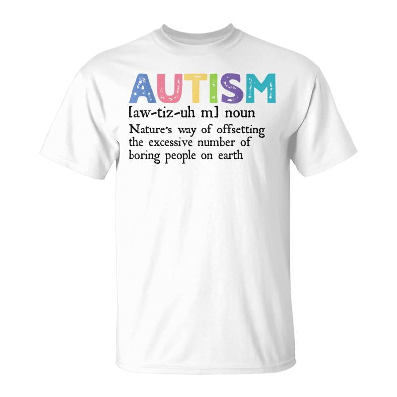 Autism Definition Autism Awareness Acceptance TShirt - Walmart.com