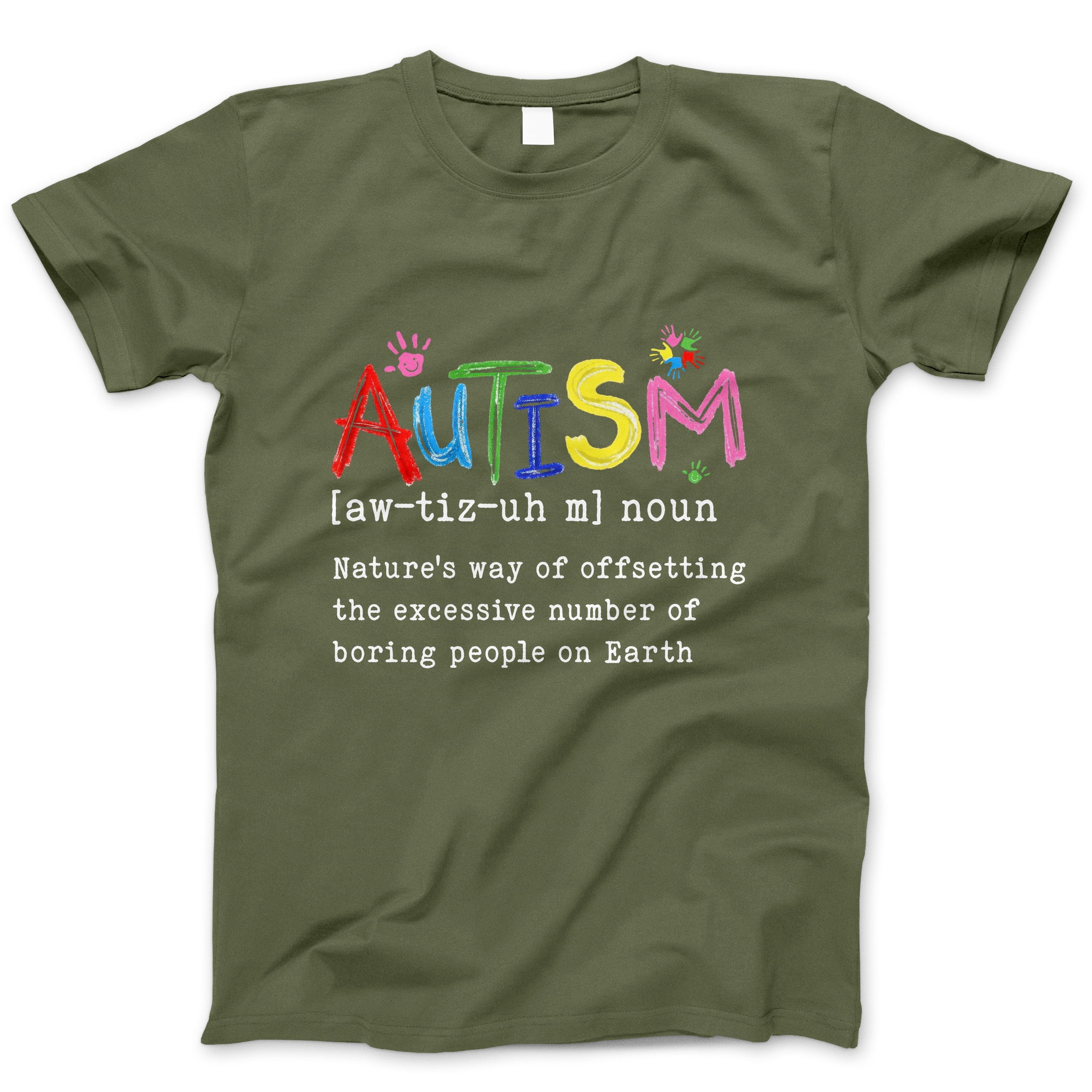 Autism Definition Graphic T-Shirt - Colorful Awareness Tee for Men and ...