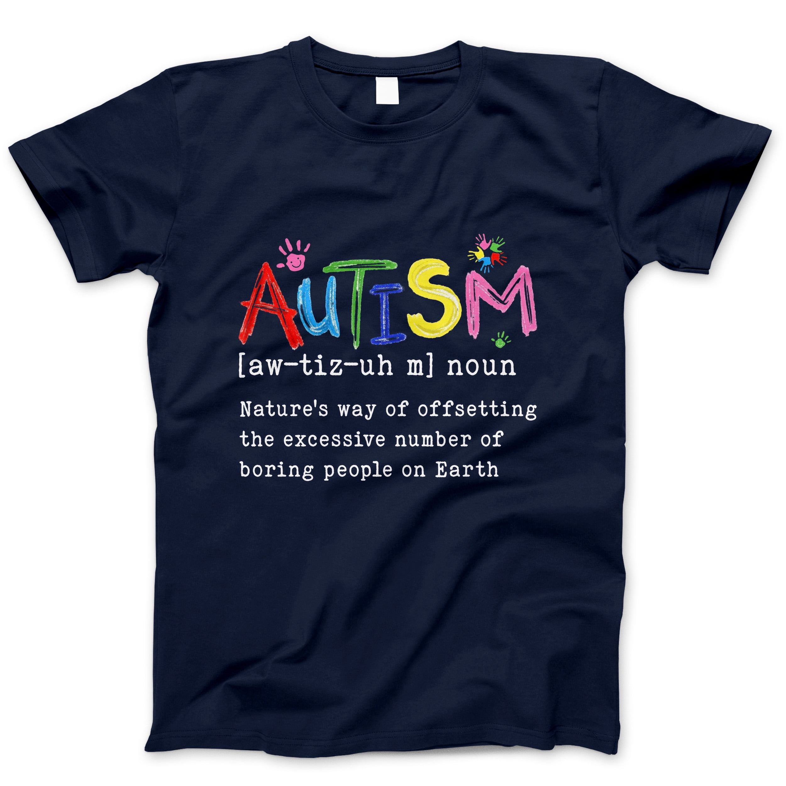 Autism Definition Graphic T-Shirt - Colorful Awareness Tee for Men and ...