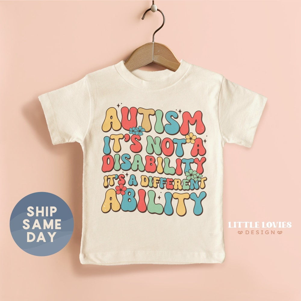 Autism It'S Not A Disability It'S A Different Ability Shirt, Autism ...