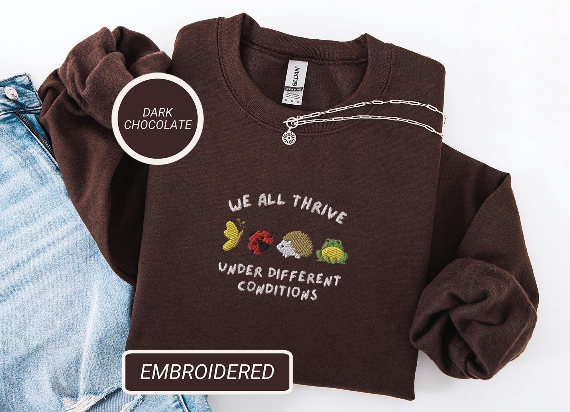 Autism Embroidered Sweatshirt Neurodivergent SLP Sweatshirt Special Ed ...