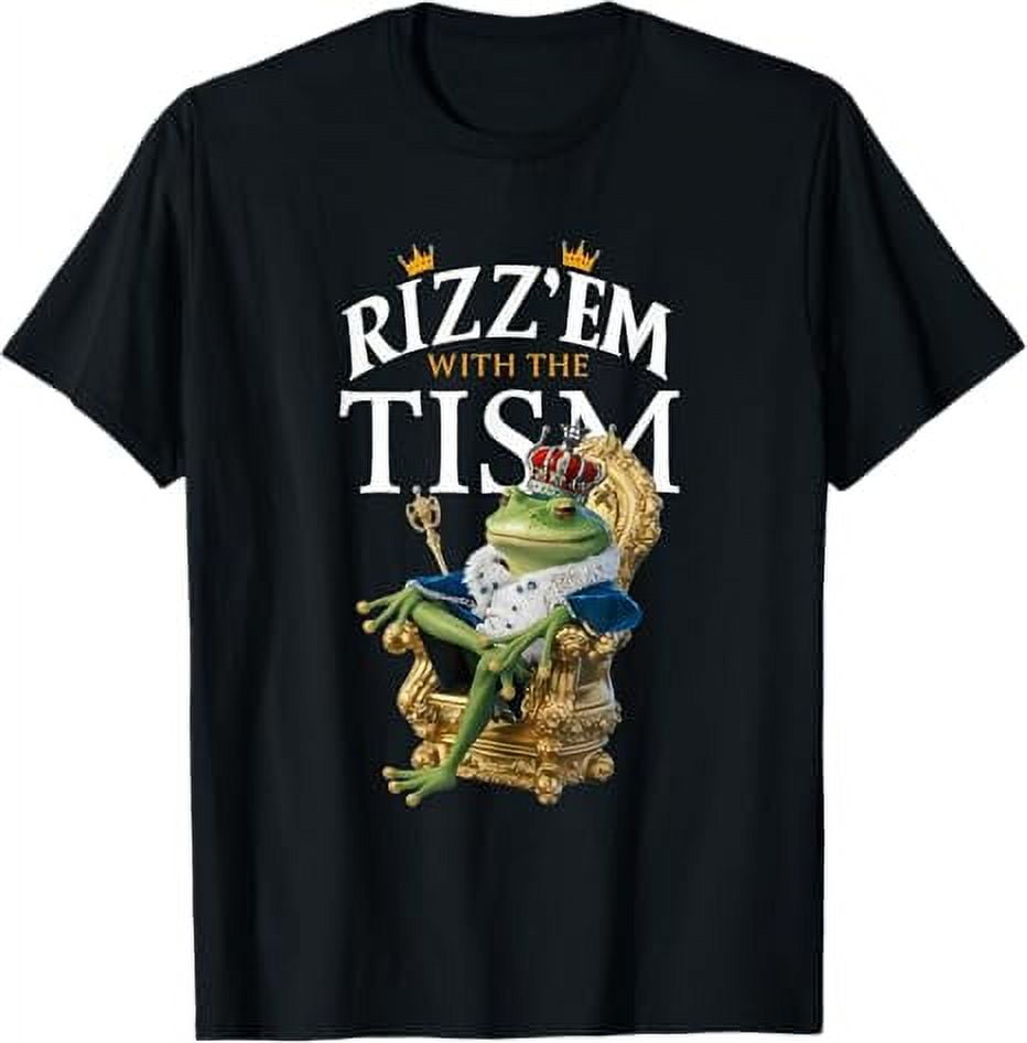 Autism Funny Rizz Em With The Tism Meme Autistic Opossum T-Shirt ...
