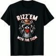 Autism Funny Rizz Em with The Tism Meme Autistic Raccoon Graphic Crew ...
