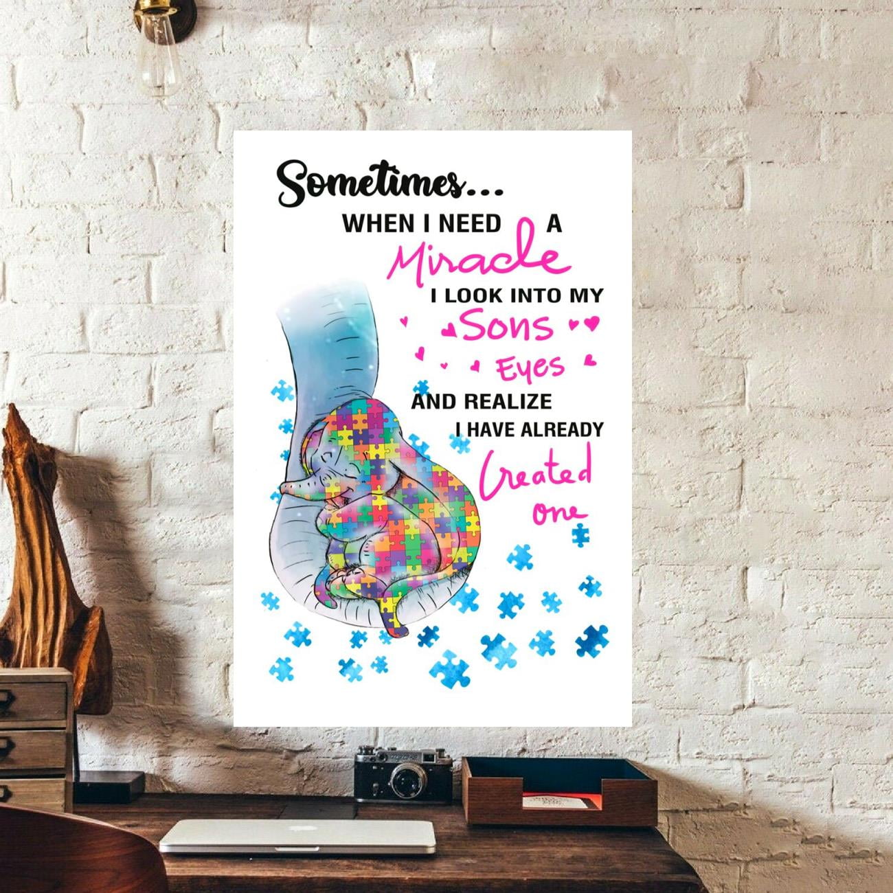 Autism I Have Already Created One Print Poster Autism Poster 11 x 17 ...