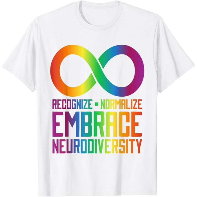 Autism Infinity Symbol Celebrate Neurodiversity T-Shirt - Walmart.com