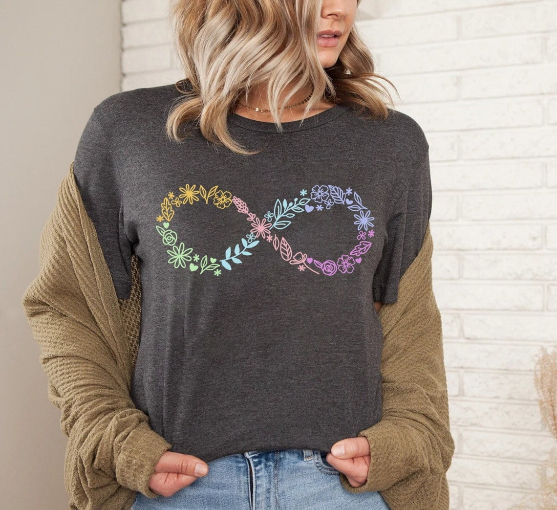Autism Infinity Tee, Autism Gift, Autism Infinity Symbol Shirt, Autism ...