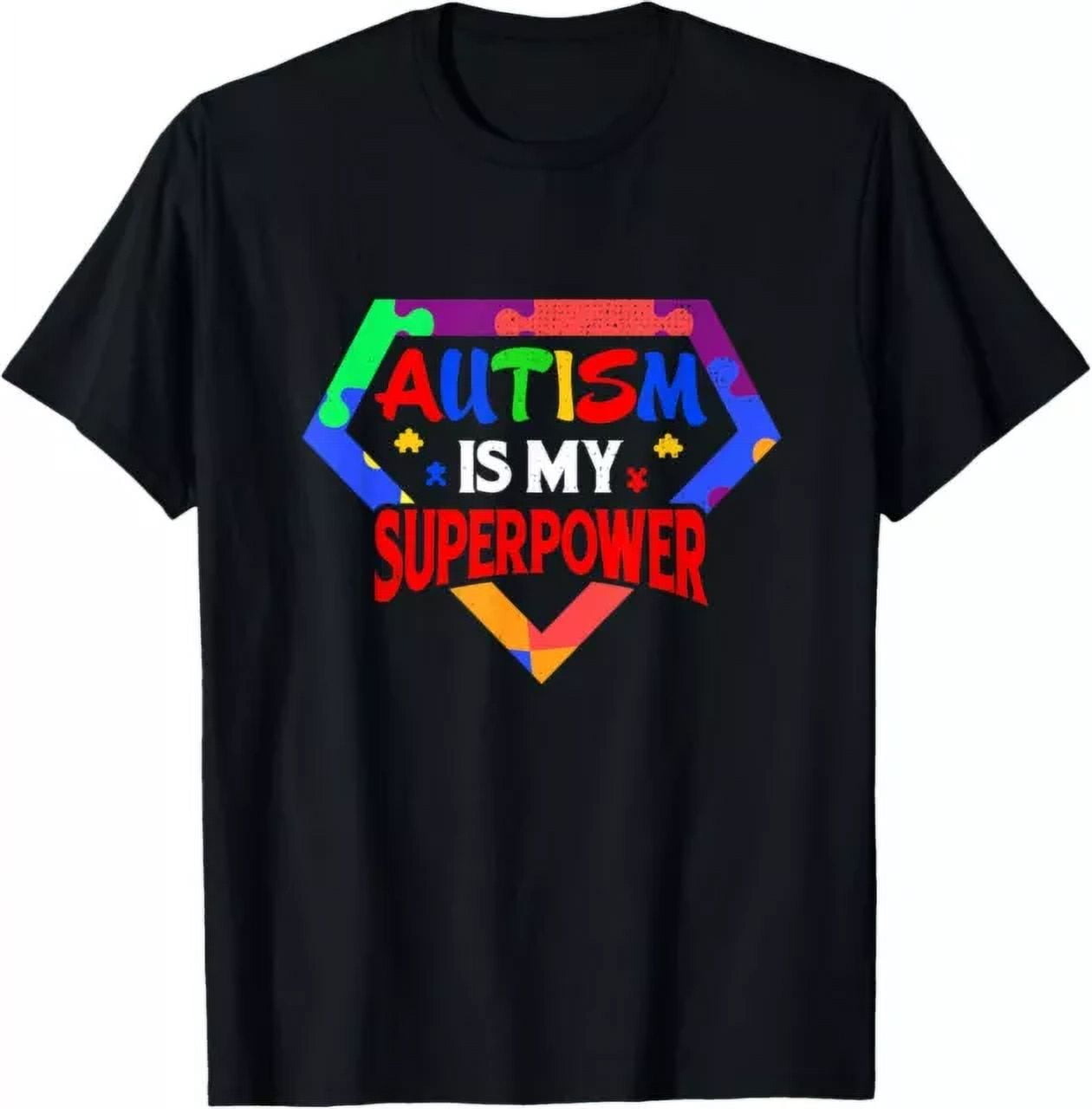 Autism Is My Super Power Superhero Boy Autism Awareness T-Shirt Unisex ...
