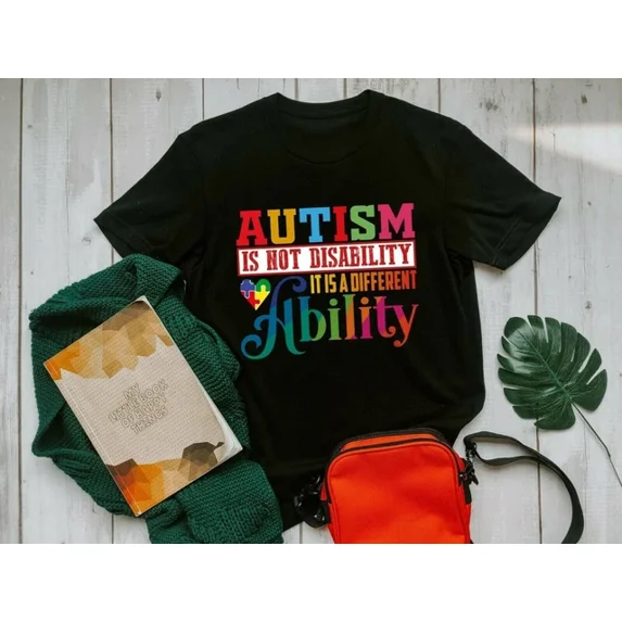 Autism Is Not A Disability It'S A Different Ability Autism Gift Shirt ...
