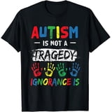 Autism Is Not A Tragedy Support Awareness Acceptance Love T-Shirt ...