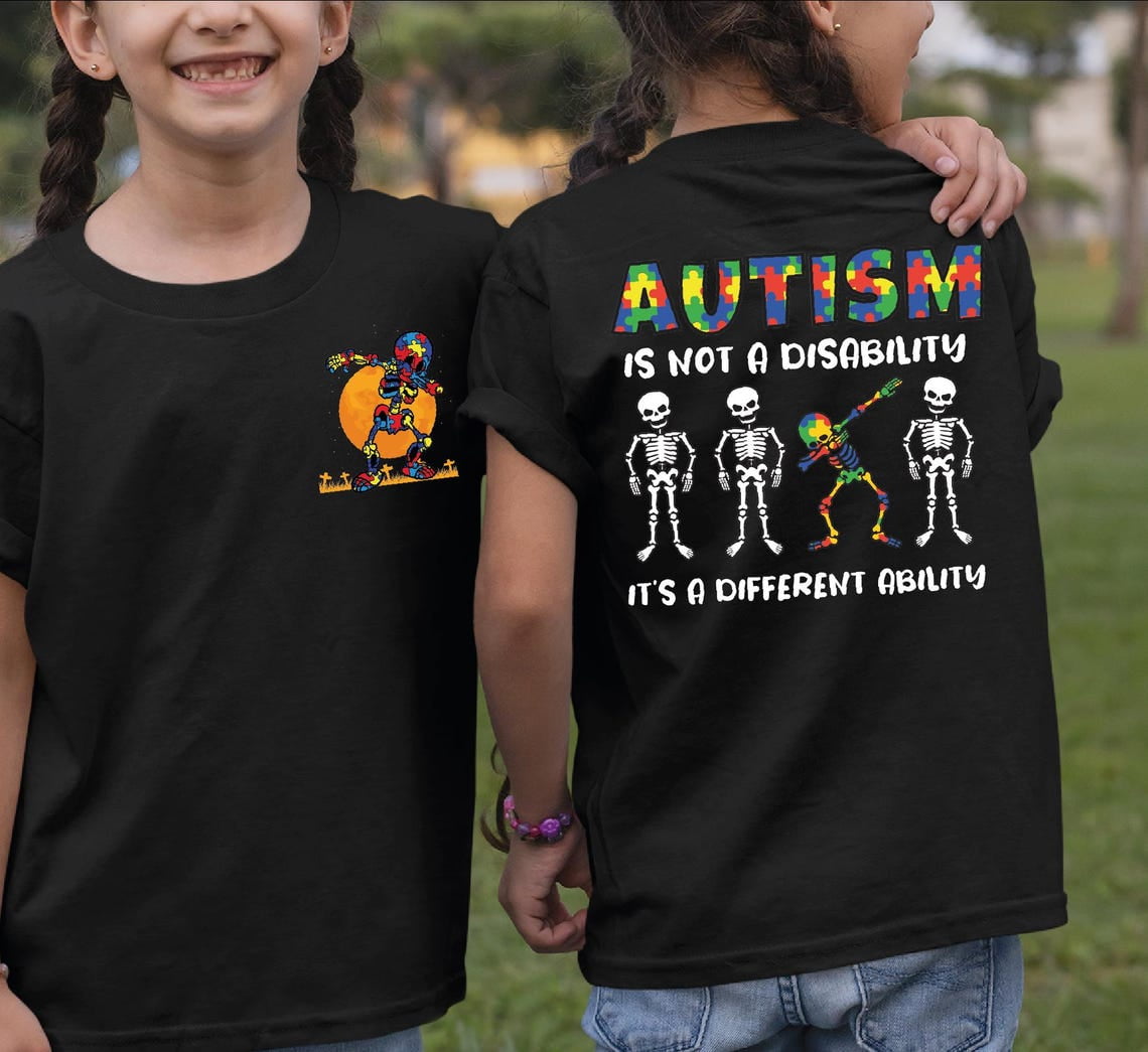 Autism It'S Not A Disability It'S A Different Ability T-Shirt, Autism ...