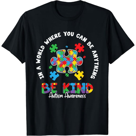 Autism Love Accept Support Autistic Autism Awareness T-Shirt Gift for ...