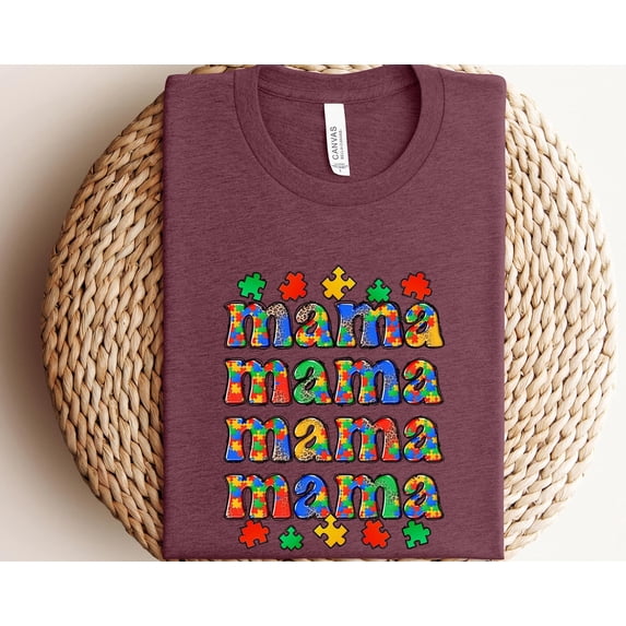 Autism Mama Shirt Autism Awarenes Tee Autism Mom TShirt Autism Mom Gift ...