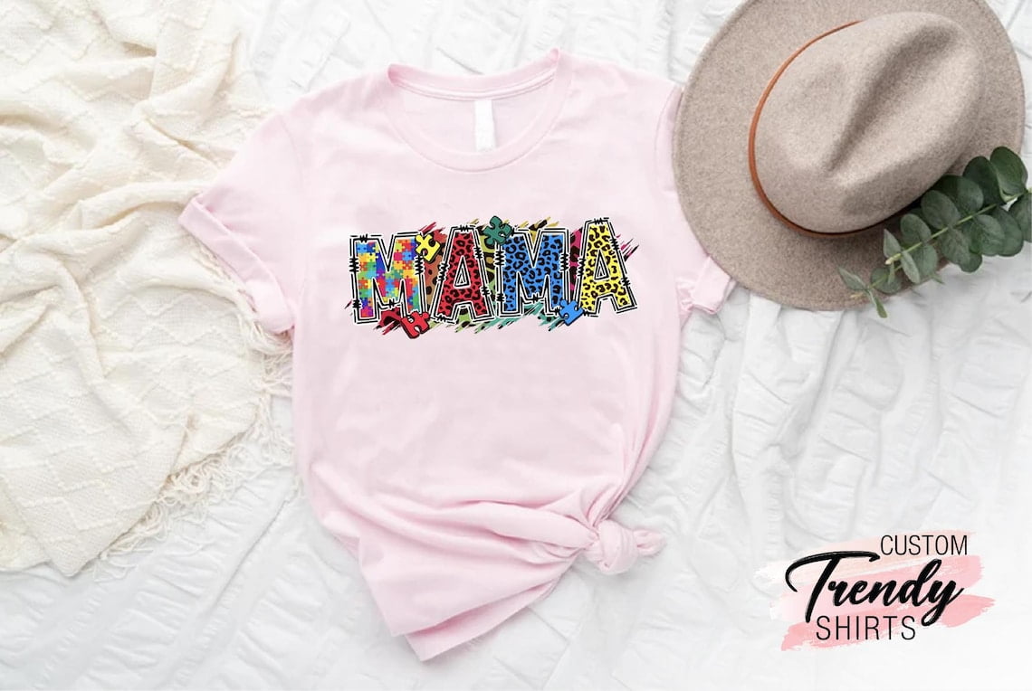 Autism Mama Shirt,Autism Awareness Shirt,Autism Mom's Club Shirt,Autism ...