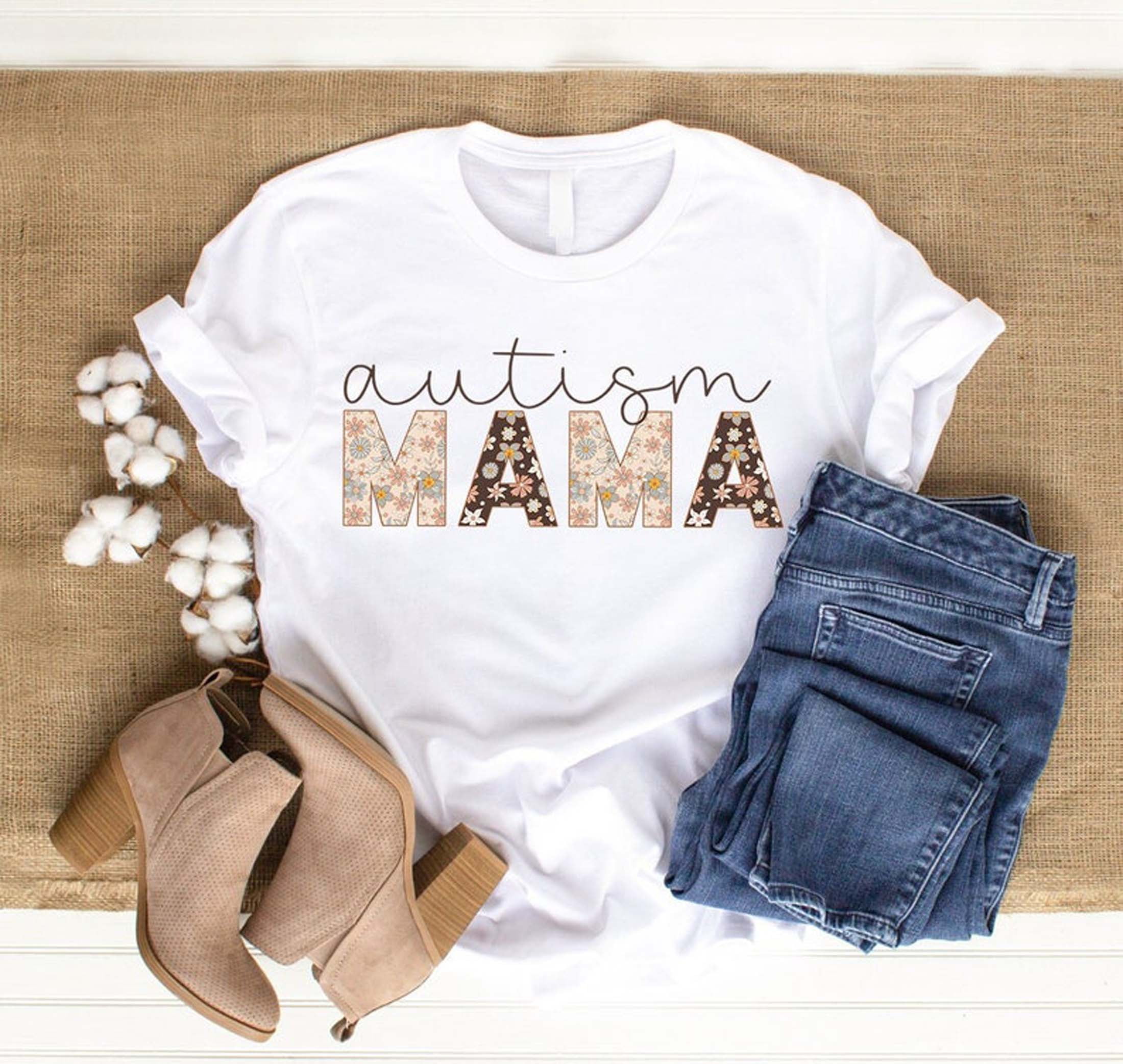 Autism Mama Shirt, Boho Autism Mom Shirt, Boho Mama Shirt, Autism ...