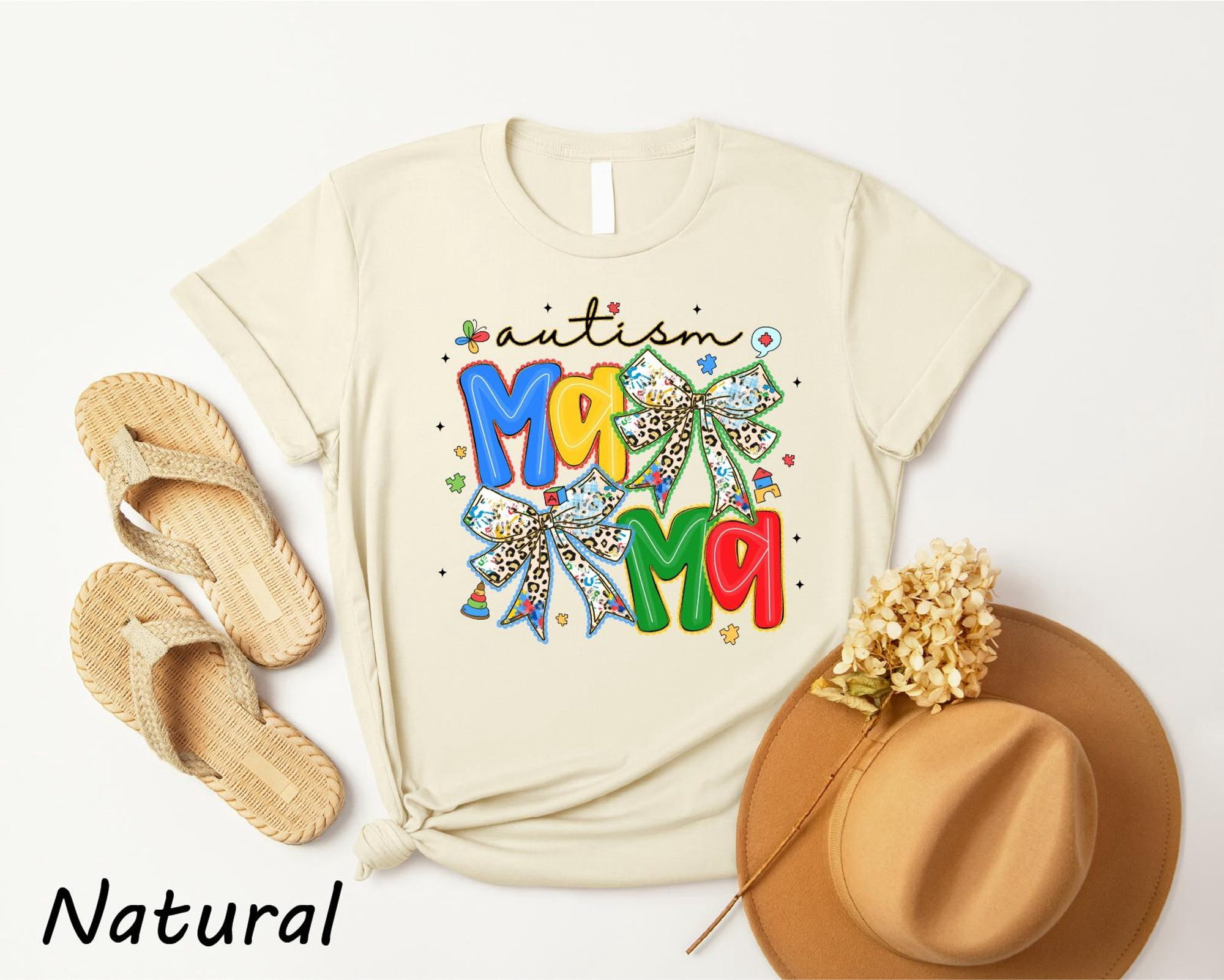 Autism Mama Tee Autism Awareness Shirt Autism Mom Bow TShirt Coquette ...