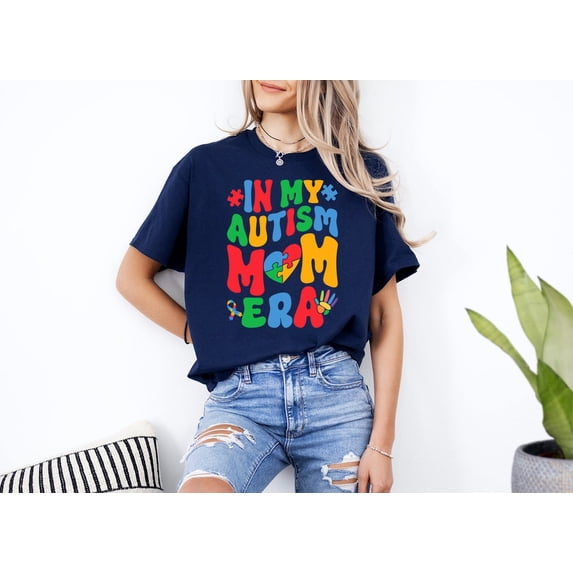 Autism Mom Era Shirt, Puzzle Awareness Support Tee - Walmart.com