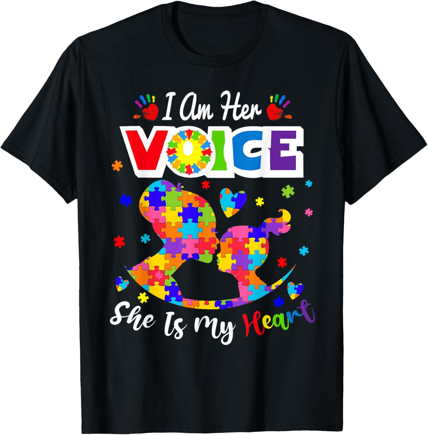 Autism Mom I'm Her Voice She is My Heart daughter Autism for mama ...