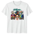 Autism Mom Puzzle Piece T-Shirt Support Autistic Awareness Graphic Tee ...
