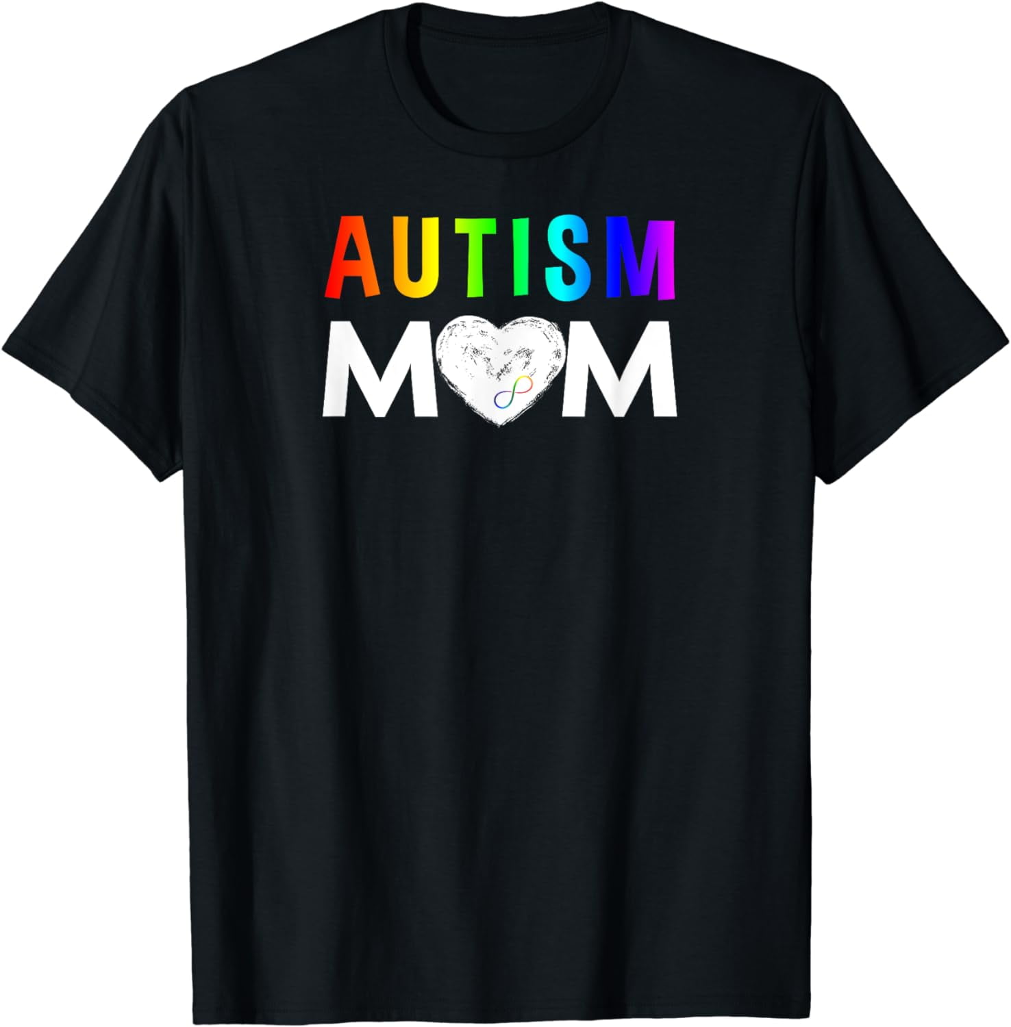 Autism Mom - Red Instead Infinity T-Shirt - Walmart.com