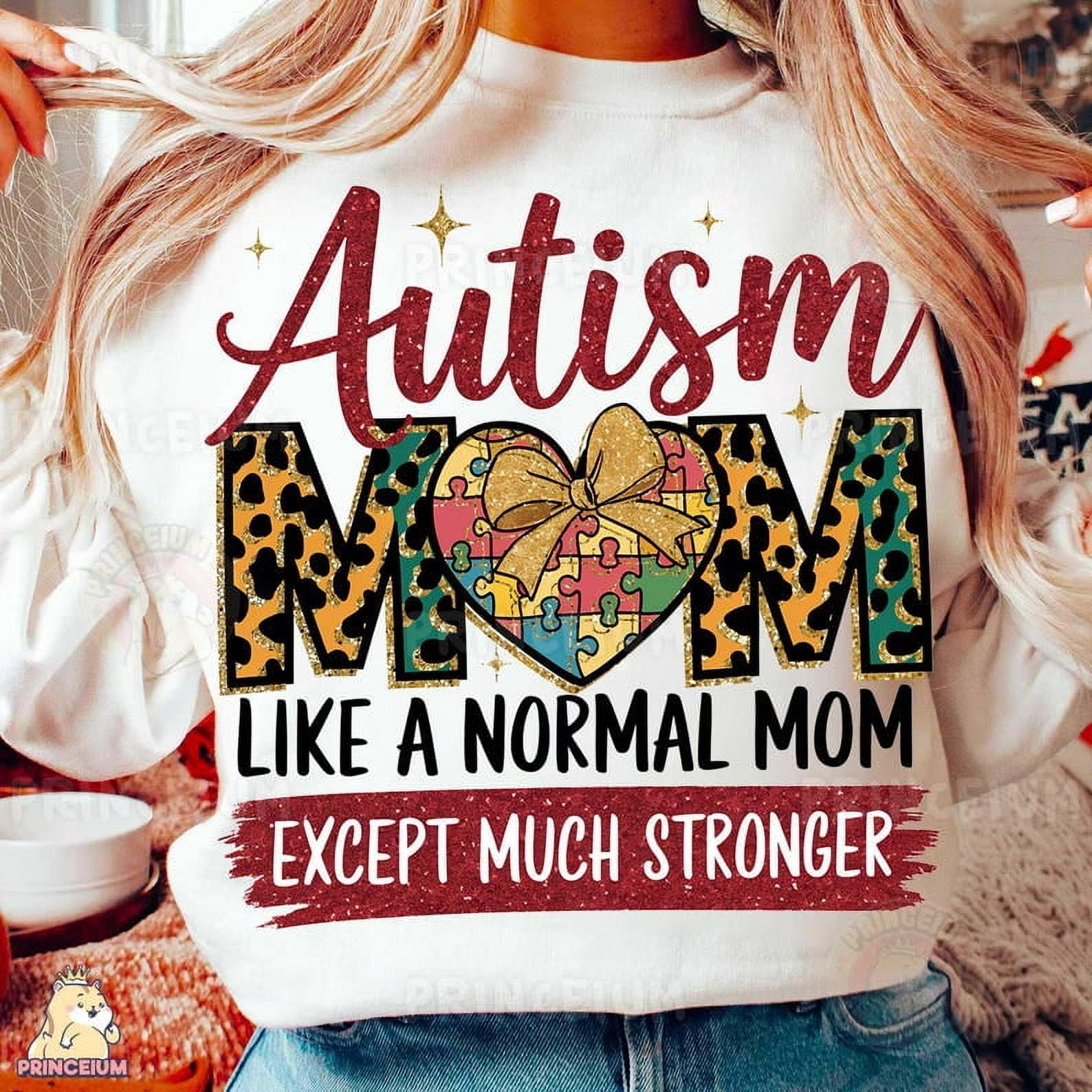 Autism Mom Sweatshirt, Autism Awareness Sweatshirt, Retro Autism Heart ...