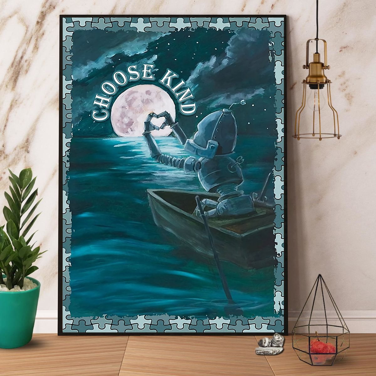 Autism Moon Choose Kind Satin Poster Wall Art Decor 16 x 24 Inch Poster ...