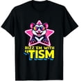 Autism Opossum Fun Rizz Em With The Tism Shirt Meme Autistic Graphic ...