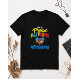 Autism Photographer Awareness Accept Support Love Shutterbug Unisex T ...