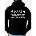Autism Pride sweatshirt funny humor for men long sleeve black Casual ...