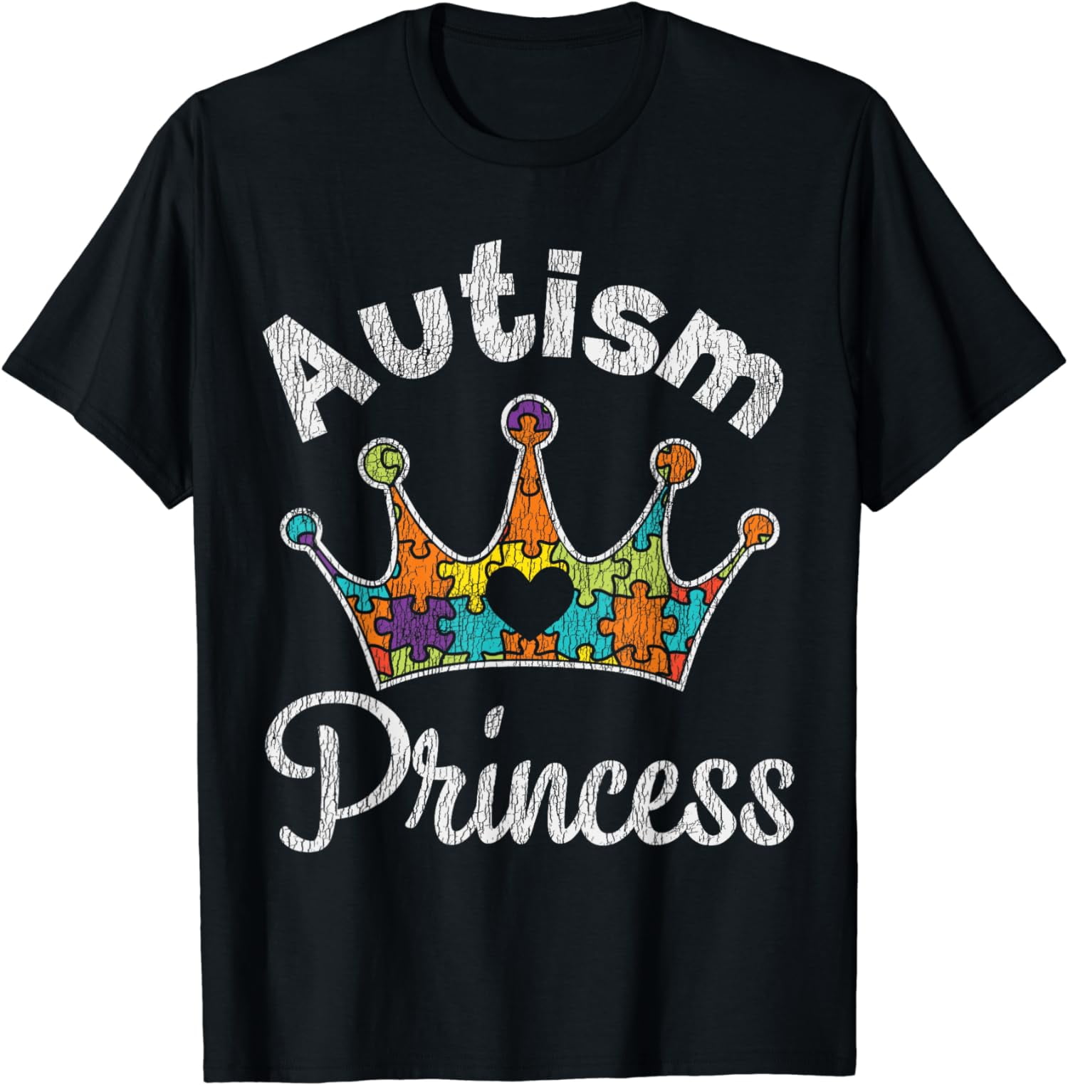 Autism Princess Daughter Family Autistic Kids Awareness Girl T-Shirt ...