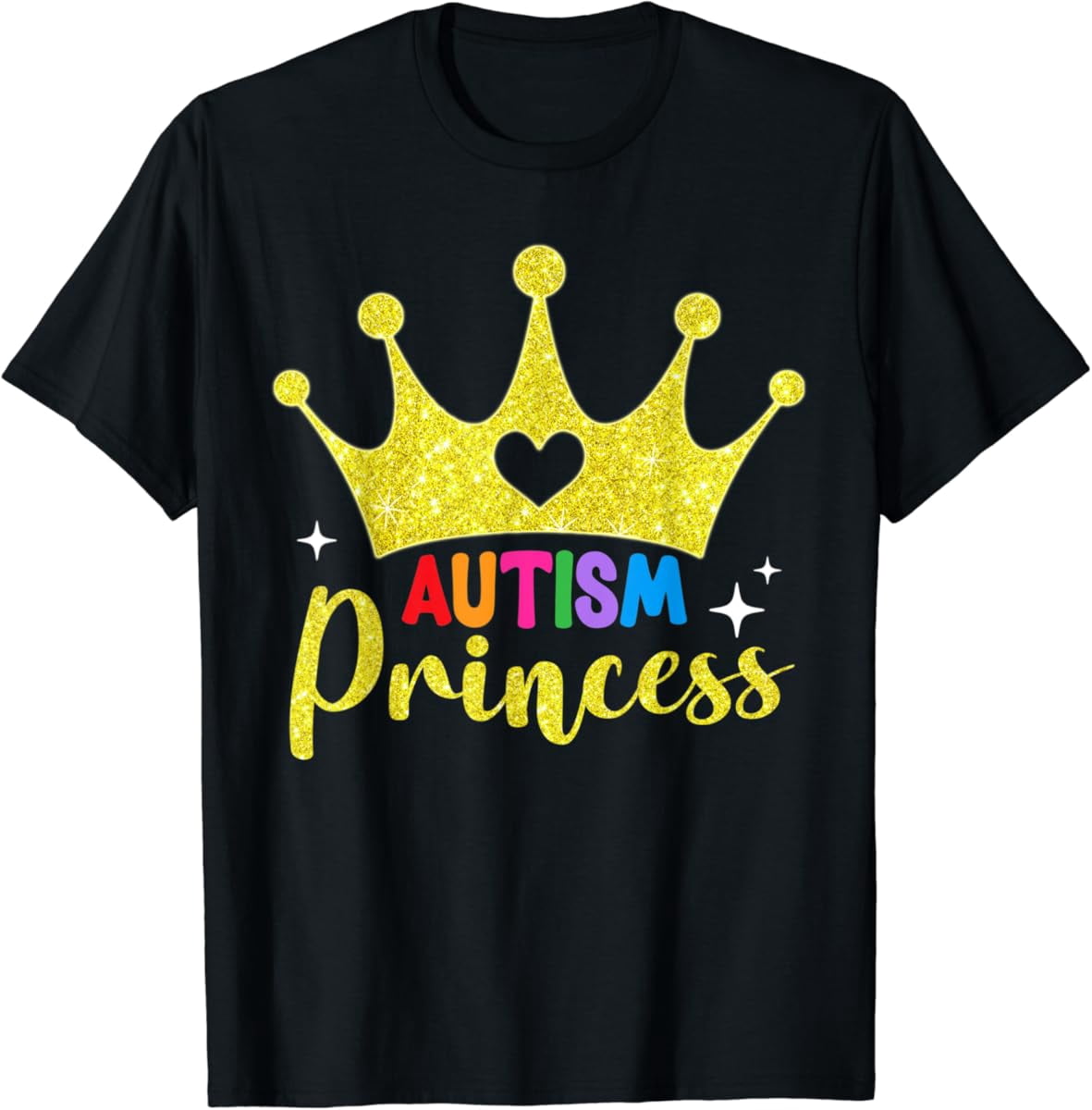 Autism Princess Daughter Girl Autism Awareness Month T-Shirt Gift for ...