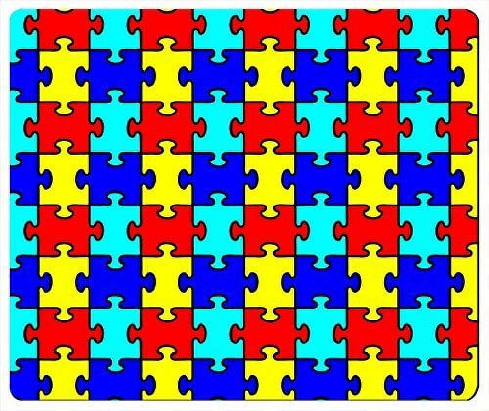 Autism Puzzle Craft Vinyl Sheet Mouse pads Gaming Mouse Pad 9.84x7.87 ...