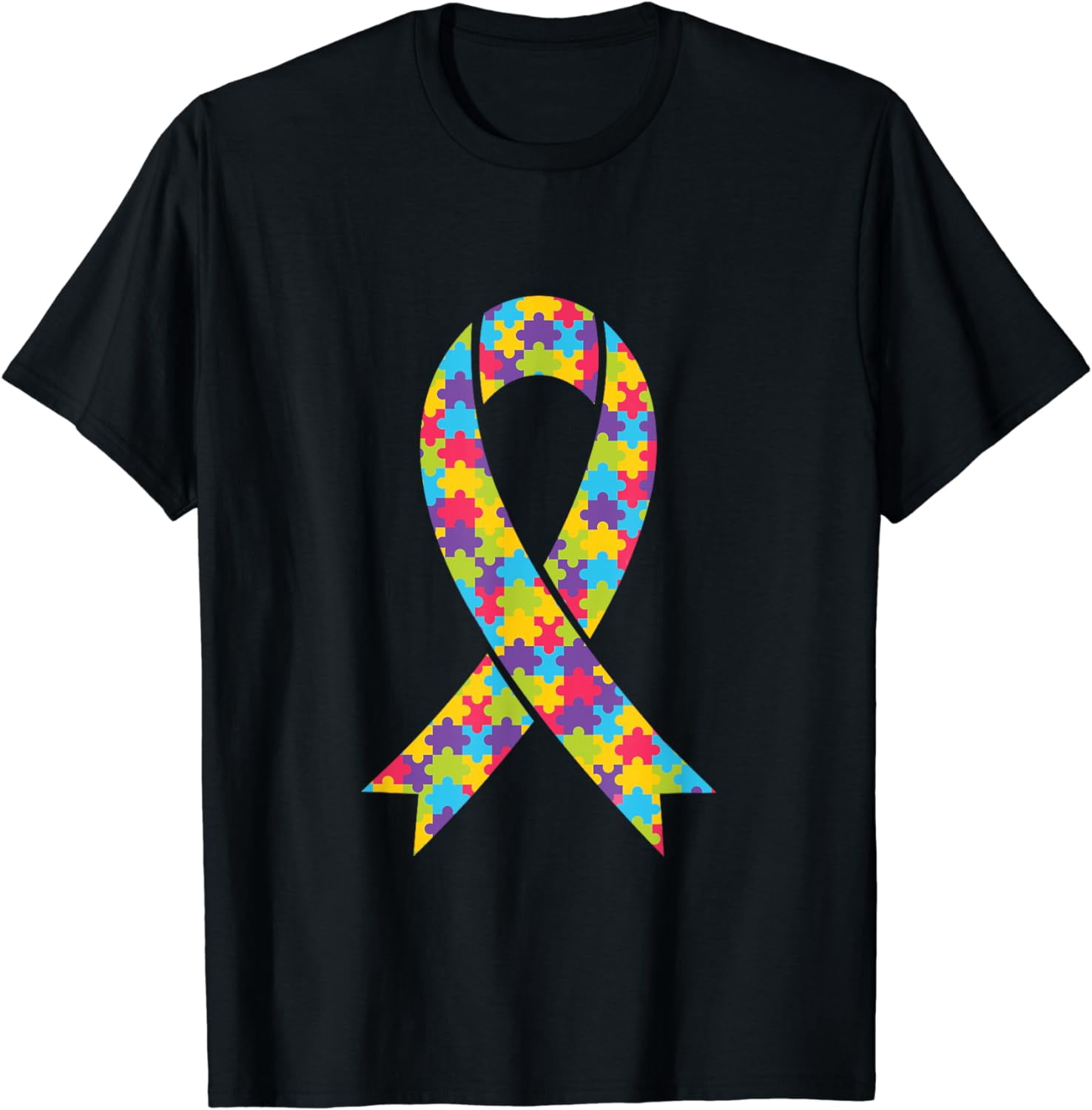 Autism Ribbon Autism Support Awareness Month T-Shirt - Walmart.com