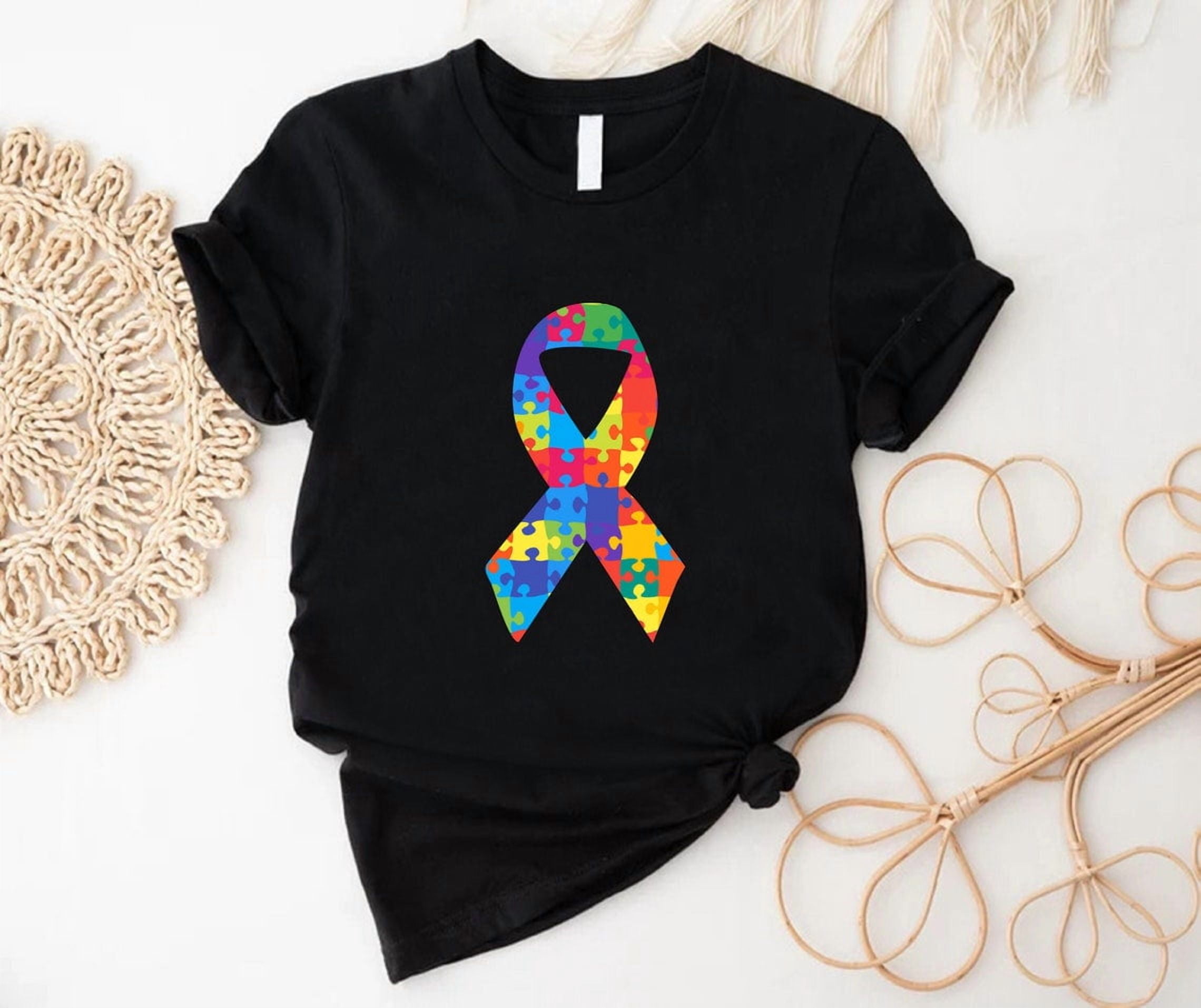 Autism Ribbon Shirt, Autism Support Squad Shirt, Autism Awareness Gift ...