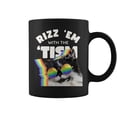 Autism Rizz Em With The Tism Meme Autistic Cat Rainbow Coffee Mugs ...