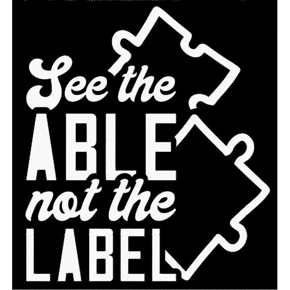 Autism - See the Able - Premium Vinyl Decal/Sticker - Walmart.com