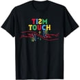 Autism Shirt Funny Tism Touch Autistic Autism Awareness T-Shirt ...