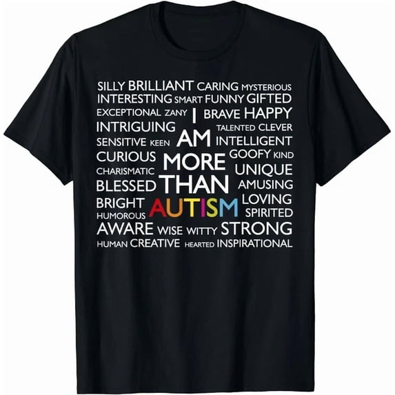 Autism Shirt I Am More Than Autism Tree Design T-Shirt Unisex S-5XL Hot ...