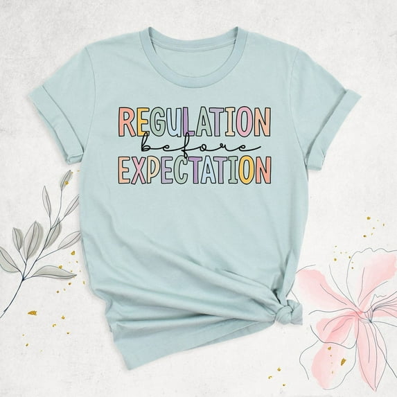 Autism Shirt, Regulation Before Expectation, Special Education Shirt ...