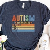 Autism Shirts Awareness TShirt In April We Wear Blue Autism Awareness ...