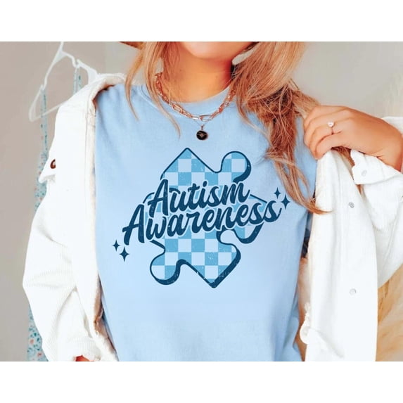 Autism Shirts Awareness TShirt In April We Wear Blue Autism Month In ...