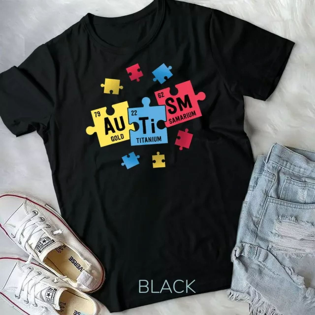 Autism Shirts For Teachers Sped Periodic Table Elements T-Shirt Unisex ...