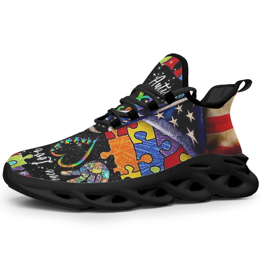 Autism Shoes Trail Running Shoe Non-Slip Breathable Comfortable ...