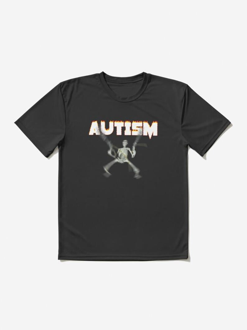 Autism Skeleton Meme T shirt New - Walmart.com