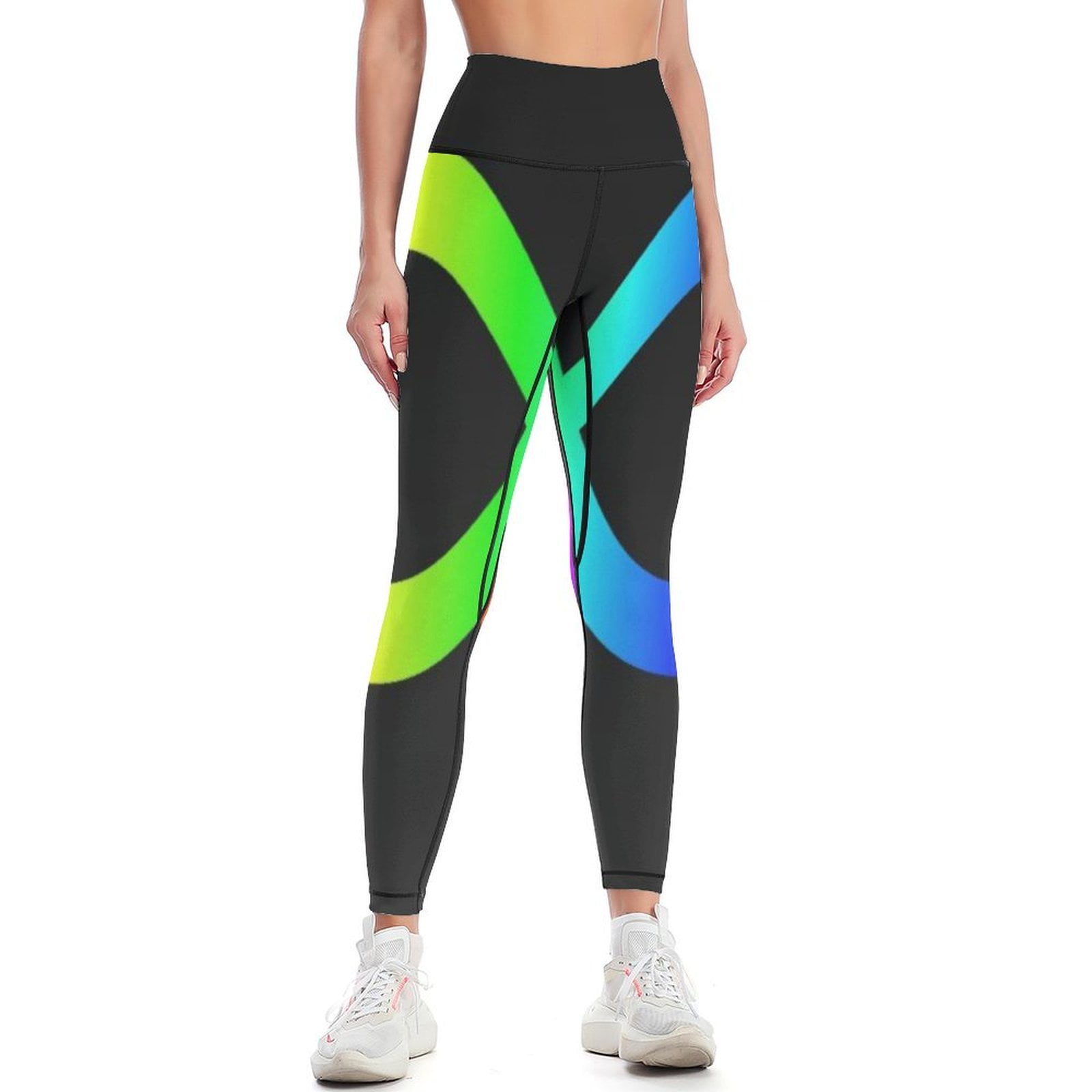 Autism Spectrum Infinity Awareness Symbol Leggings Pants Sport Active ...