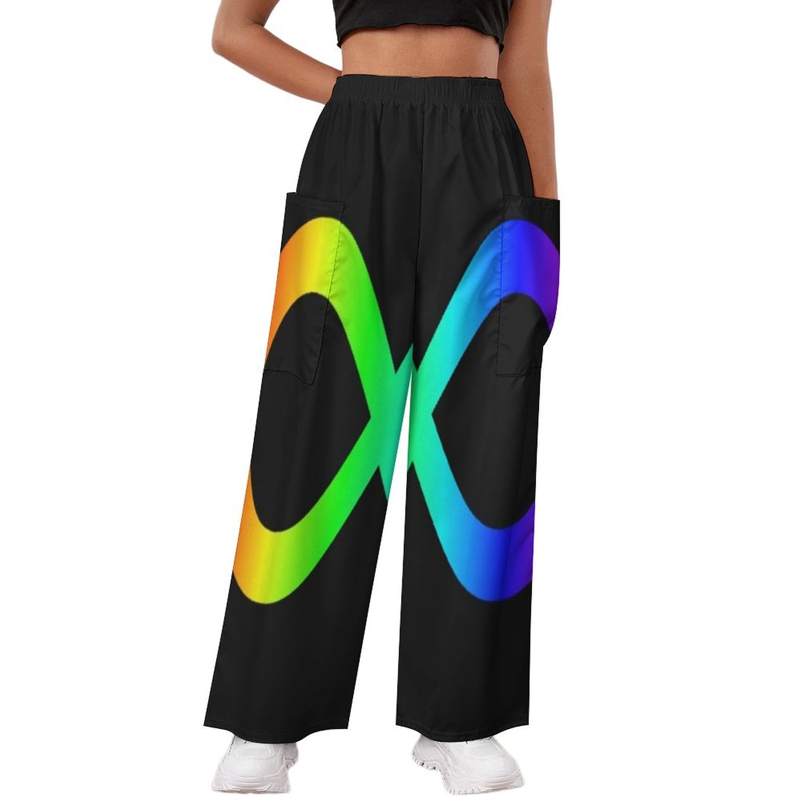 Autism Spectrum Infinity Awareness Symbol Straight Leg Trousers for ...